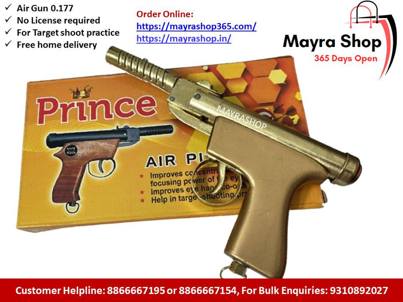 Prince Gold Metal Gun for Target Shooting Practice – Mayra Shop 365